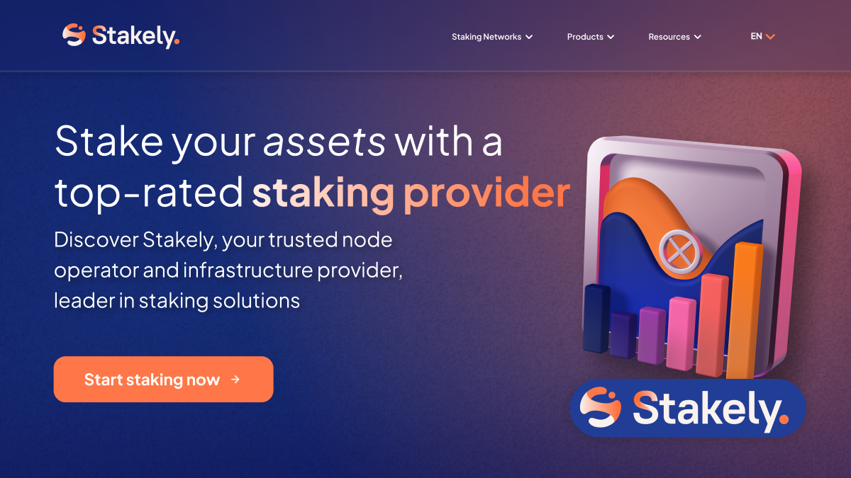 Stakely - Secure staking with your trusted staking provider
