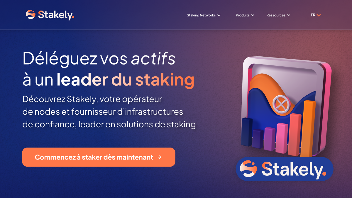 Stakely - Le staking sécurisé avec votre validateur de confiance