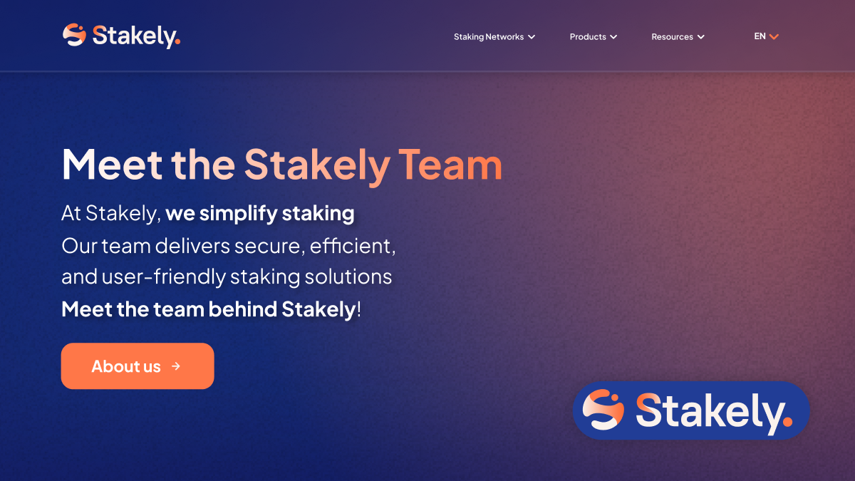About Stakely - Our Mission and Team