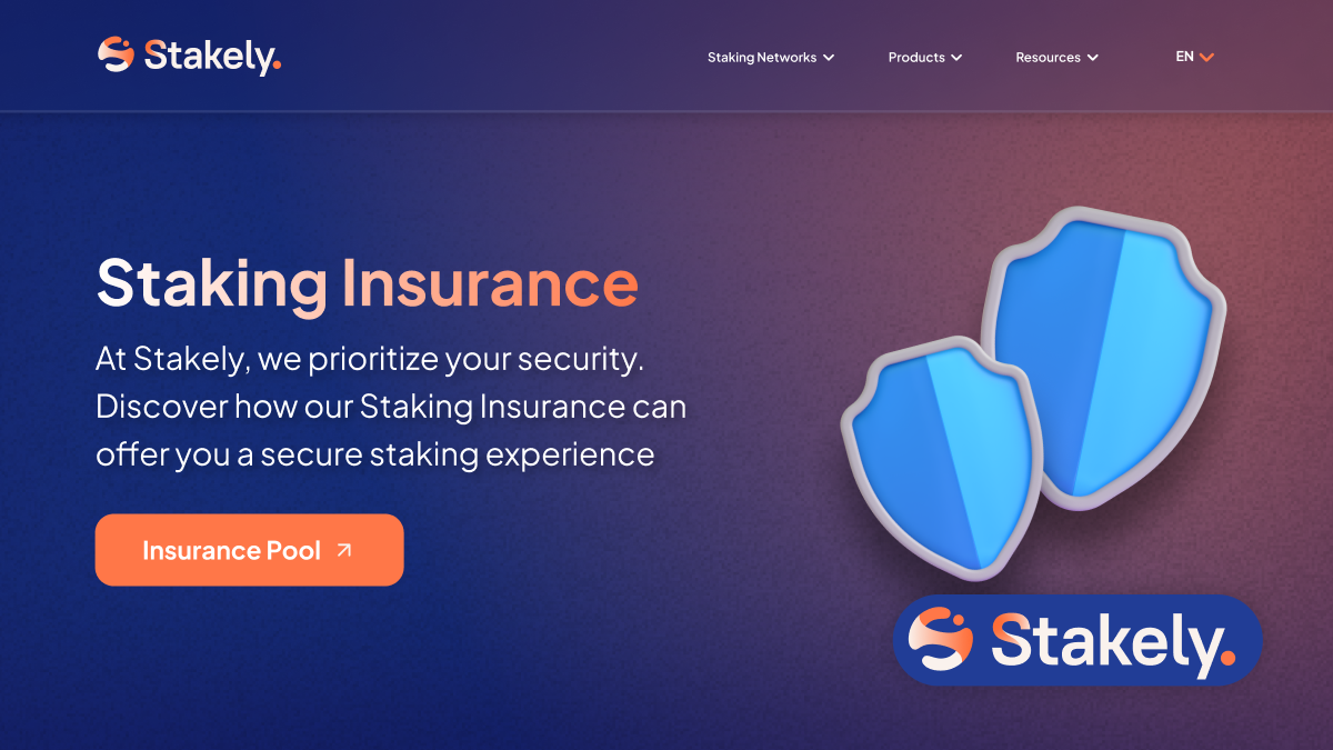 Staking Insurance - Secure your assets with Stakely