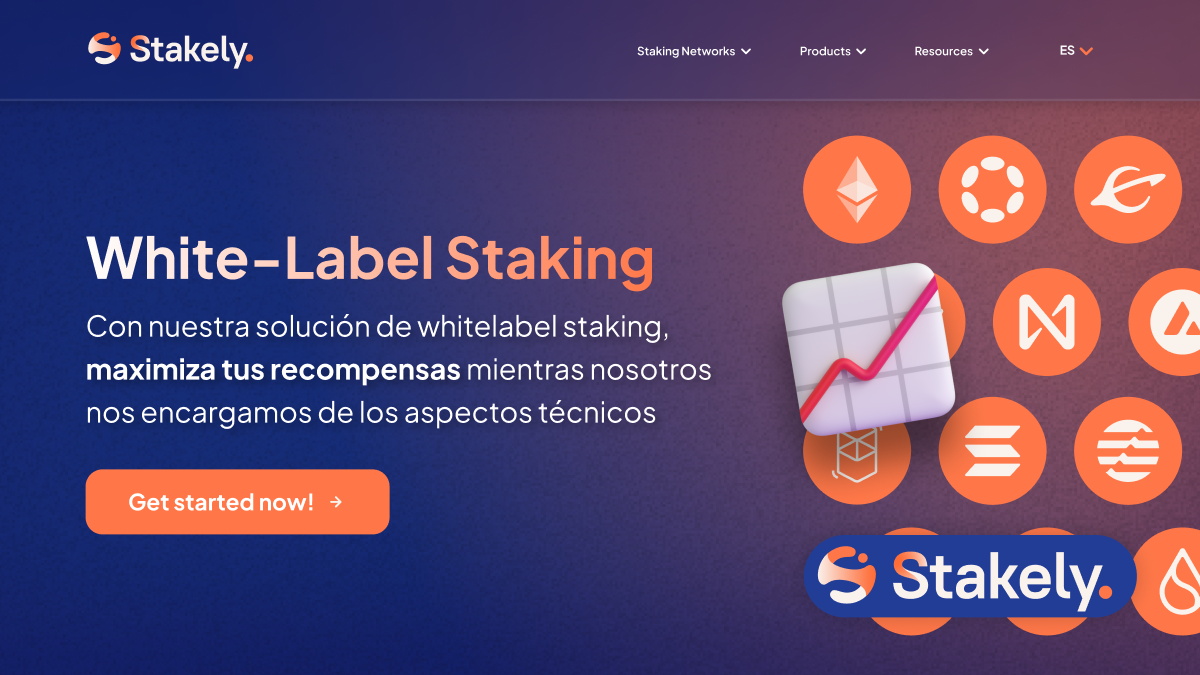 White-Label Staking con Stakely - Soluciones de staking personalizadas
