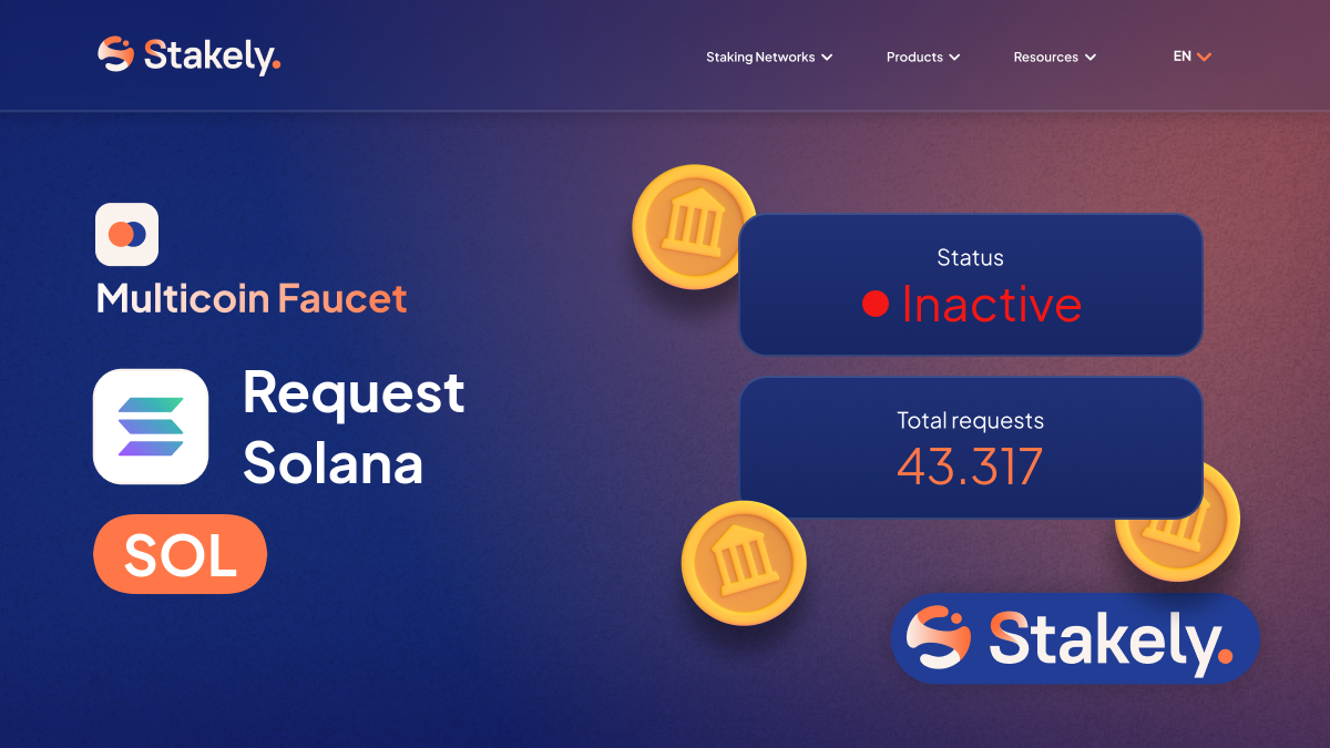 Solana Mainnet Faucet - by Stakely