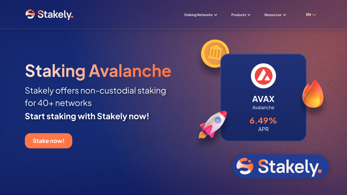 Avalanche Staking - Elevate your staking strategy with Stakely