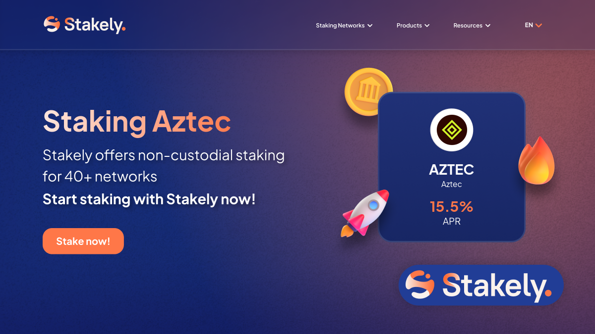 Aztec Staking with MetaMask Tutorial - Stakely