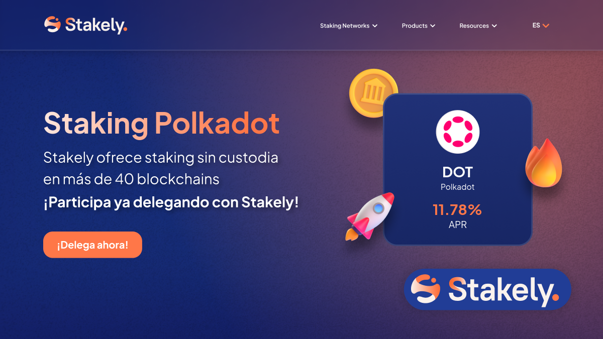 Tutorial de staking de Polkadot con https://img.stakely.io/staking ...